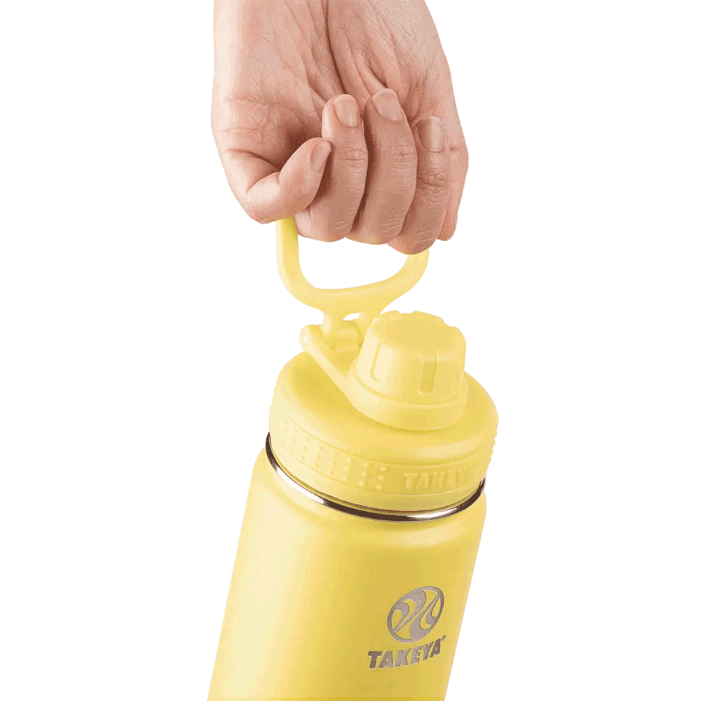Botella térmica con tapa Antigoteo Takeya Canary 530 ml - producto de